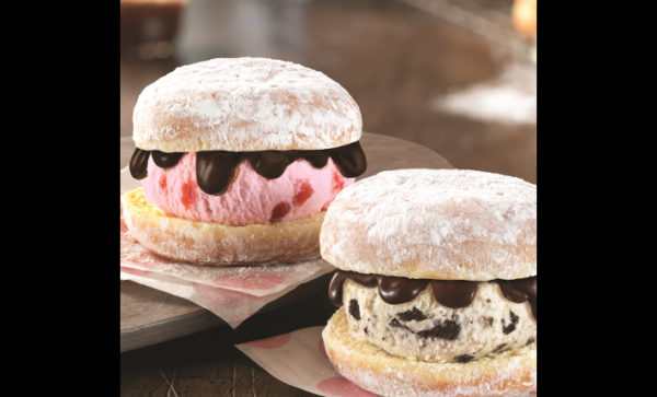 IJs van Baskin-Robbins + een donut = donut ijs sandwiches ...