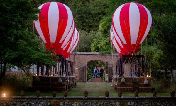 Feast on Cloud 9 at the Grove | Hot air balloon dining - horecatrends.com